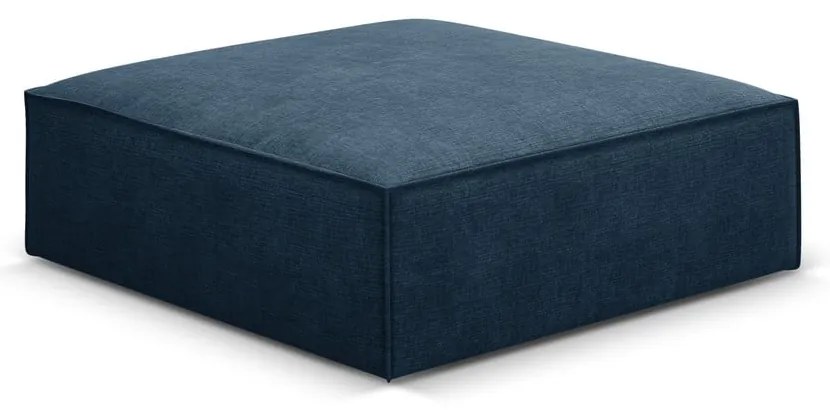 Tmavě modrá žinylková podnožka Vanda – Mazzini Sofas
