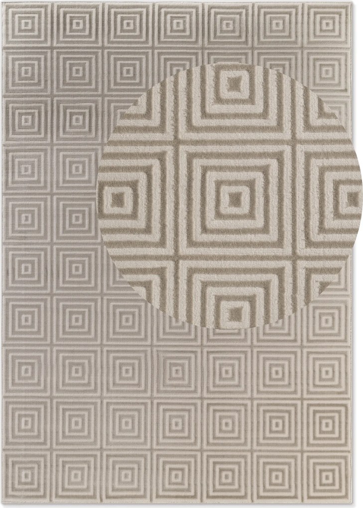 ELLE Decoration, Kusový koberec Perles 106184 White Cream z kolekce Elle, 160x235, béžová, ložnice