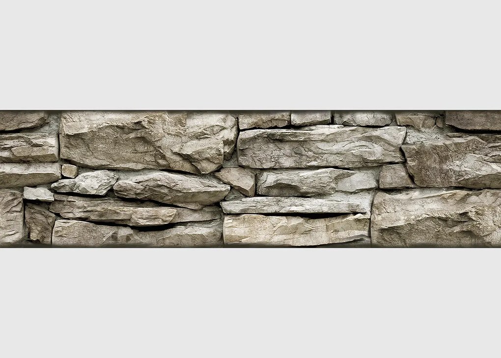 Samolepící bordura na zeď Kamenné Zdivo | 5 m x 13.8 cm | DWB8473