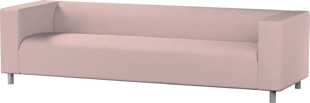 Potah na pohovku Kilppan 4-místná barva růžová látka pletený vzor