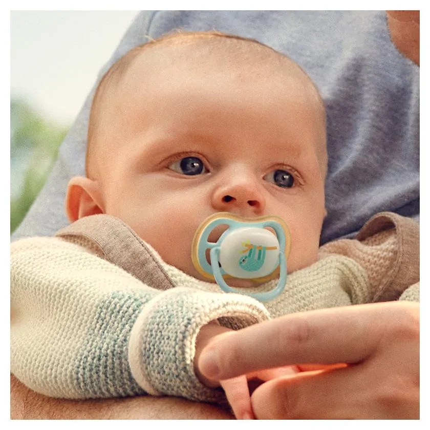 PHILIPS AVENT Šidítko Ultra air noční 0-6 m chlapec, 2 ks Philips Avent