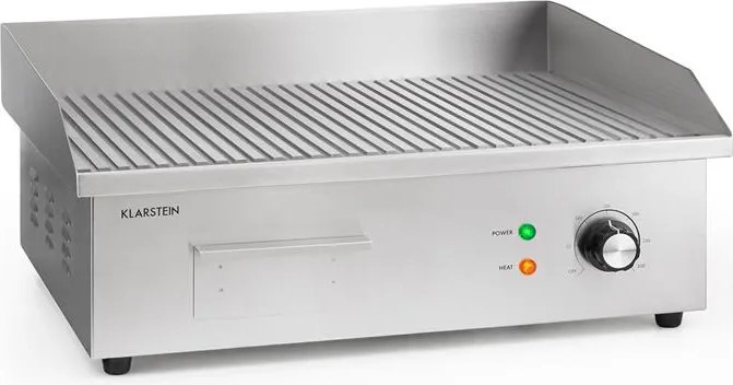 Klarstein Grillmeile 3000R, elektrický gril, 3000 W, 54,5 x 35 cm, žebrovaný