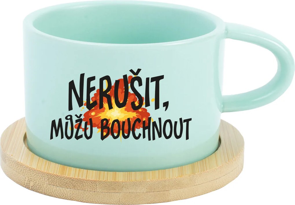 NERUŠIT, MŮŽU BOUCHNOUT. - mint hrníček makronka 200 ml