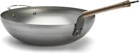 De Buyer 5717.32 - Pánev Wok MINERAL B BOIS 32 cm