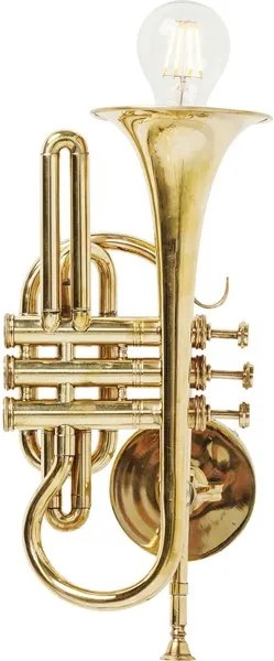 Nástěnné svítidlo Trumpet Jazz - zlaté