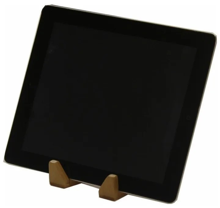 Držák na tablet Compactor Bamboo, přírodní dřevo