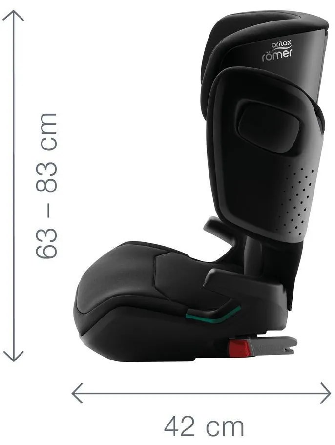 Britax Römer Autosedačka Kidfix M i-Size 3,5-12 let Cosmos Black