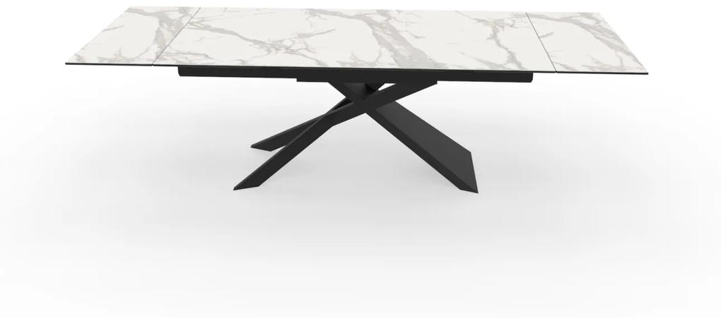 Roztahovací keramický stůl Natasha 180-220-260 cm šedý