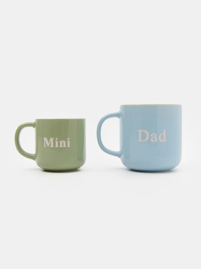 Sinsay - Sada hrnků s nápisem Dad a Mini - vícebarevná