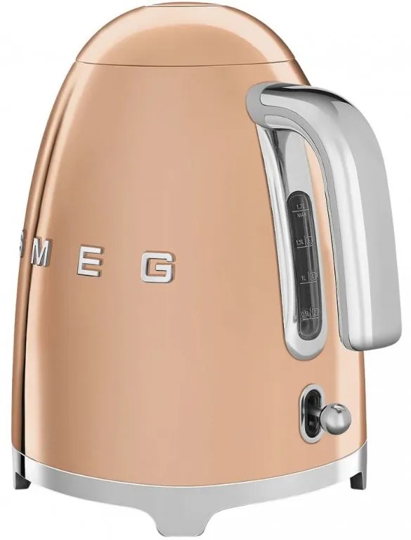 Rychlovarná konvice Smeg 50's style KLF03RGEU / 2400 W / 1,7 l / růžovozlatá