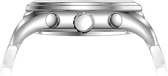 Pánské luxusní ocelové hodinky JVD seaplane W74.2 - chrnografy 10ATM