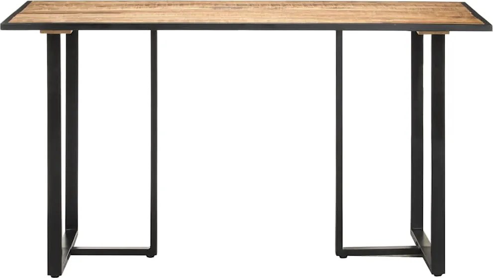 Jídelní stůl 140 cm hrubé mangovníkové dřevo 320691