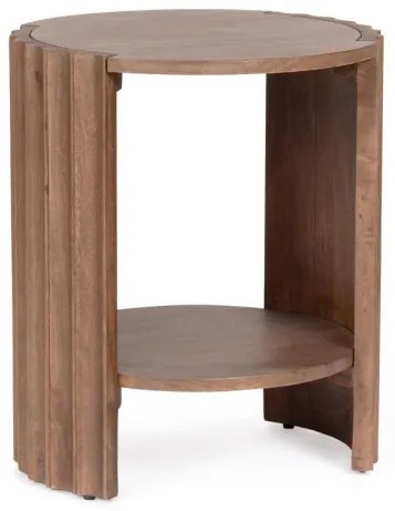 BIZZOTTO Noční stolek ORISSA hnědý ø43 cm 0747229