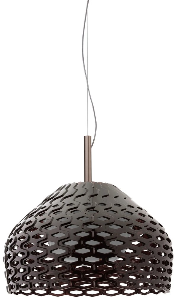 Flos Tatou S2, okrově šedý designový lustr, 1x205W E27, prům. 50cm