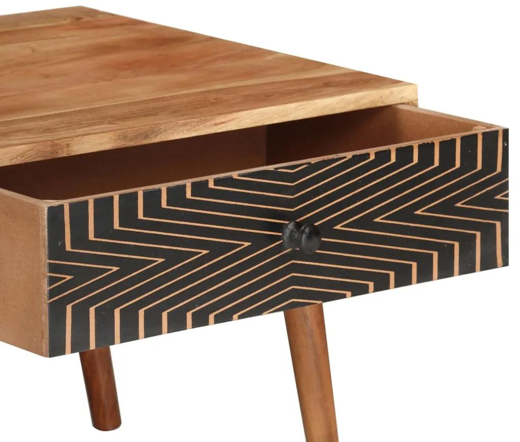 Konferenční stolek 100 x 50 x 39 cm masivní akáciové dřevo - Default Title