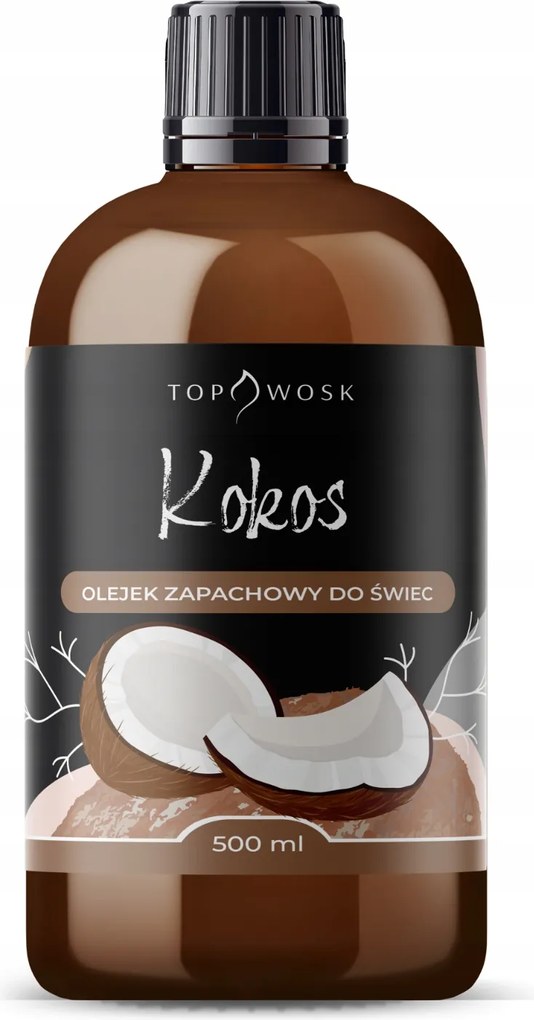 Vůně do svíček parafínového vosku Kokos 500 ml vonný olej