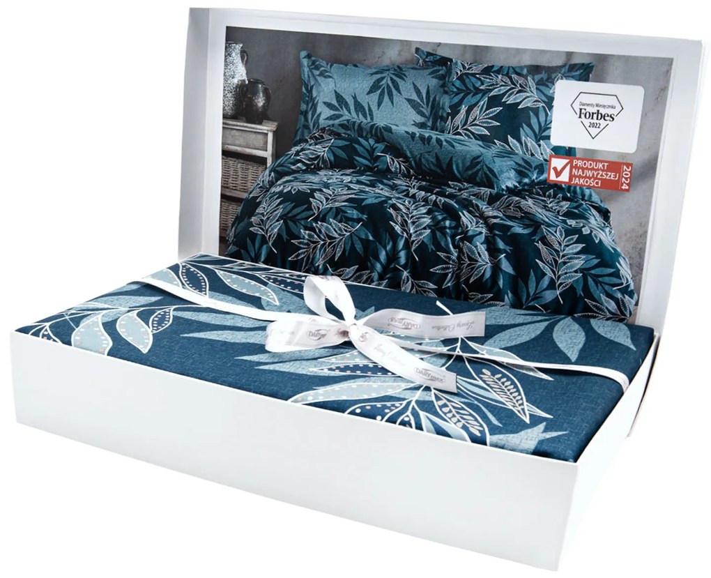 SATÉNOVÉ POVLEČENÍ LUXURY PREMIUM IRENE 200X220 CM, 2KS 70X80 CM LISTY