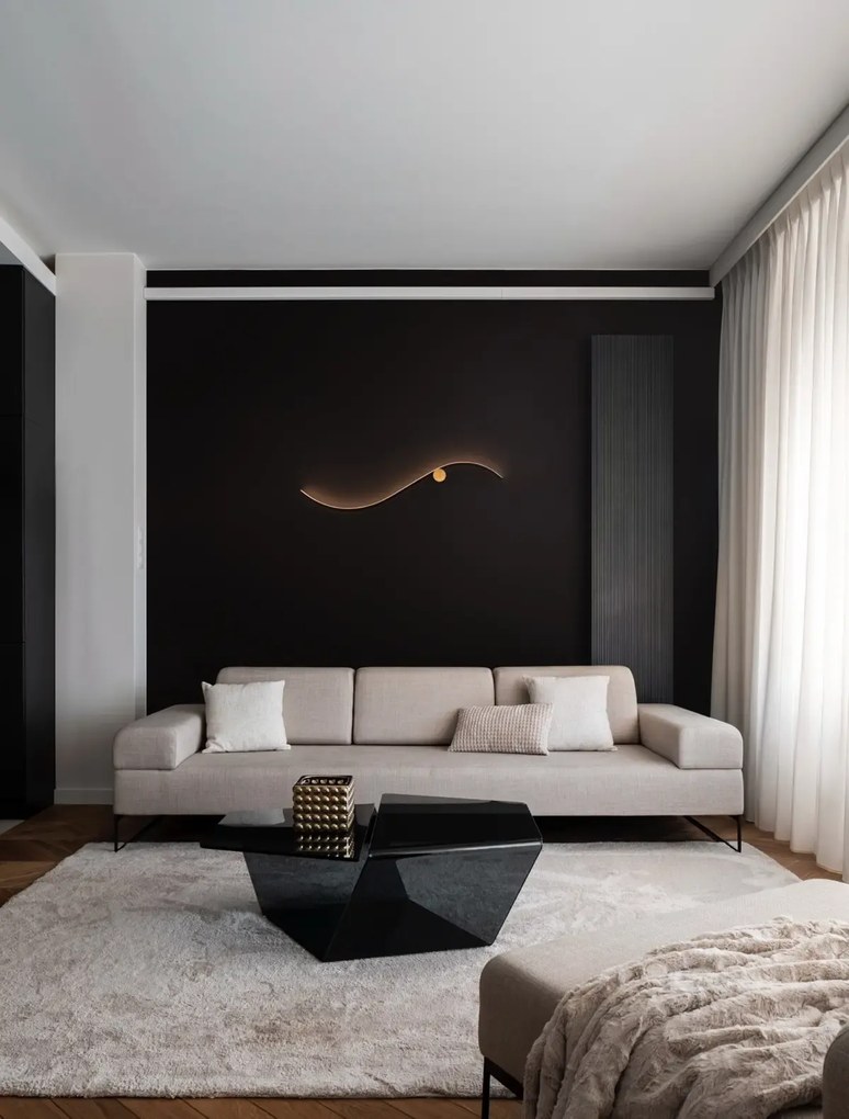 Designové nástěnné svítidlo Wave 102