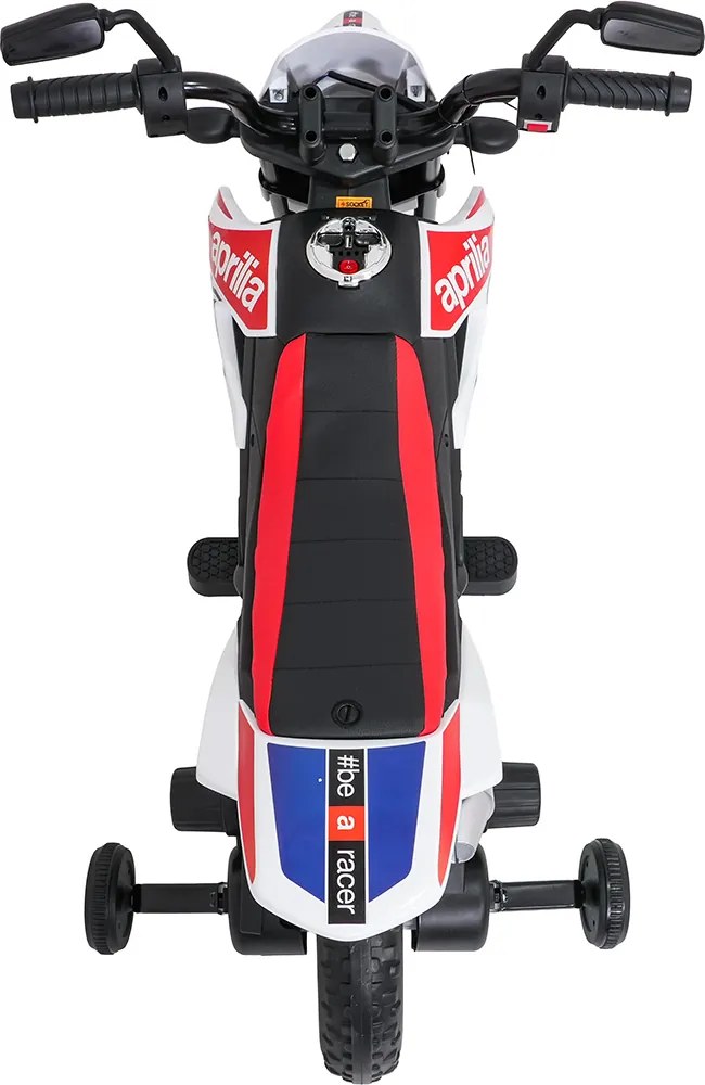 Ramiz Dětská motorka Aprilia RX bílá