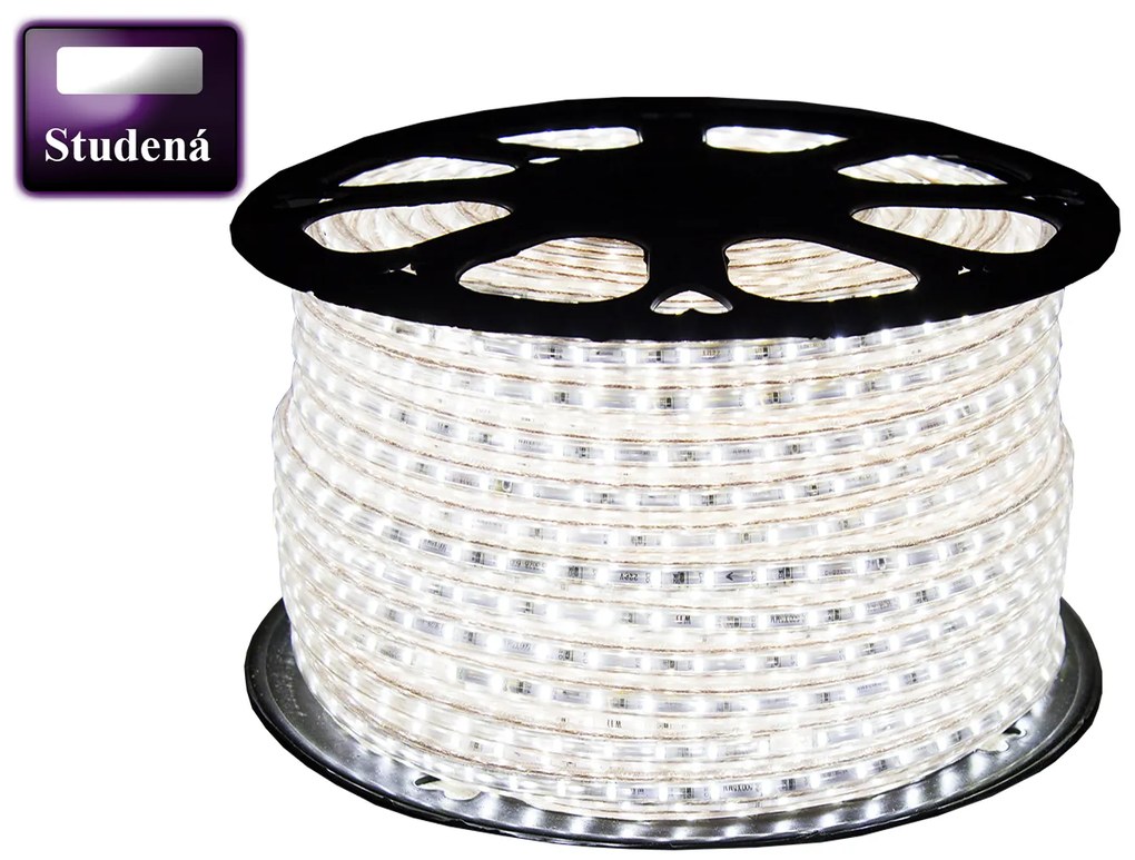 LED pásek - SMD 2835 - 1m - 120LED/m - 11W/m - IP68 - 230V - studená bílá - 14mm