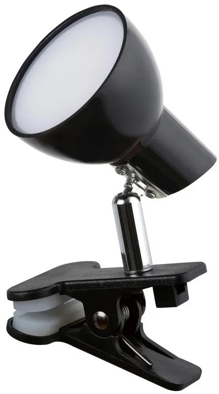 Rabalux NOAH LED lampička s klipem 5W | 360lm | 3000K - černá