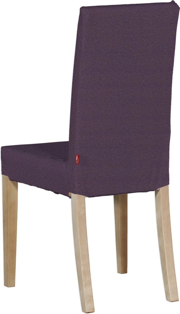 Potah na židli IKEA  Harry, krátký barva fialová látka pletený vzor