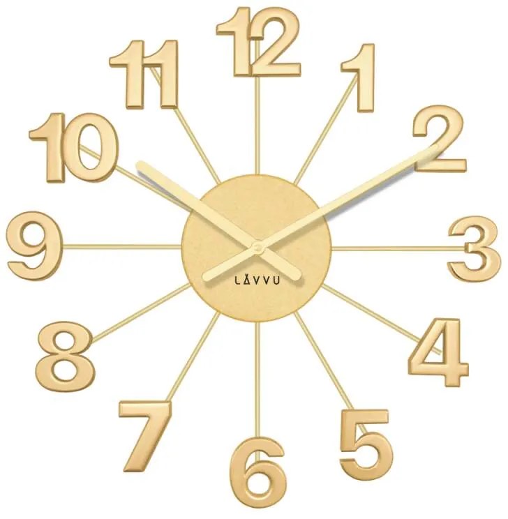 LAVVU Zlaté hodiny Nuance ⌀42cm LCT5002