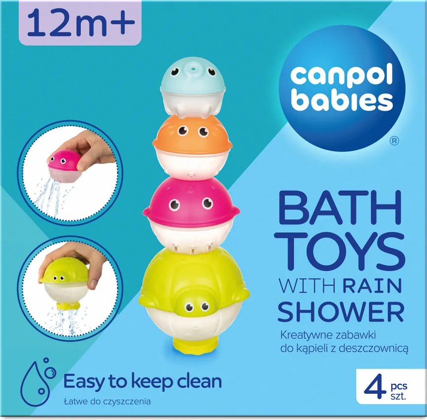 Canpol babies Sada kreativních hraček do vody s dešťovou sprchou OCEÁN