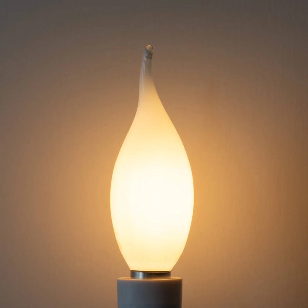 Sada 5 stmívatelných LED žárovek E14 BXS35 Opal 4W 450 lm 2200K