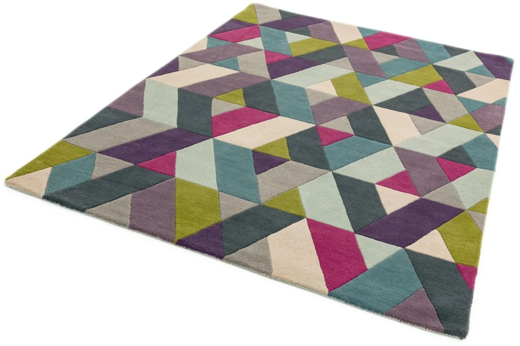 Barevný  koberec Mode Chevron Blue Green Rozměry: 120x170 cm