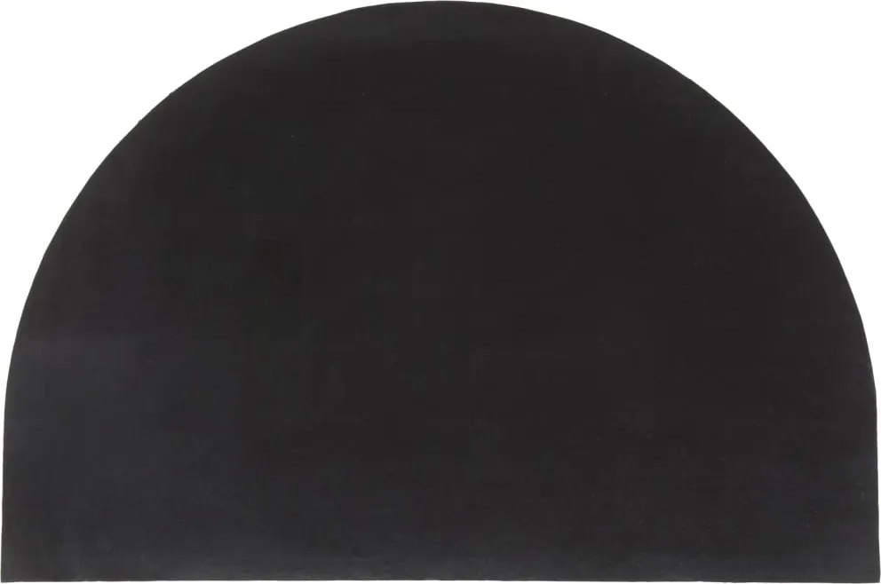 Rohožka před dveře přírodní půlkruhová 60x90 cm kokosové vlákno 155564