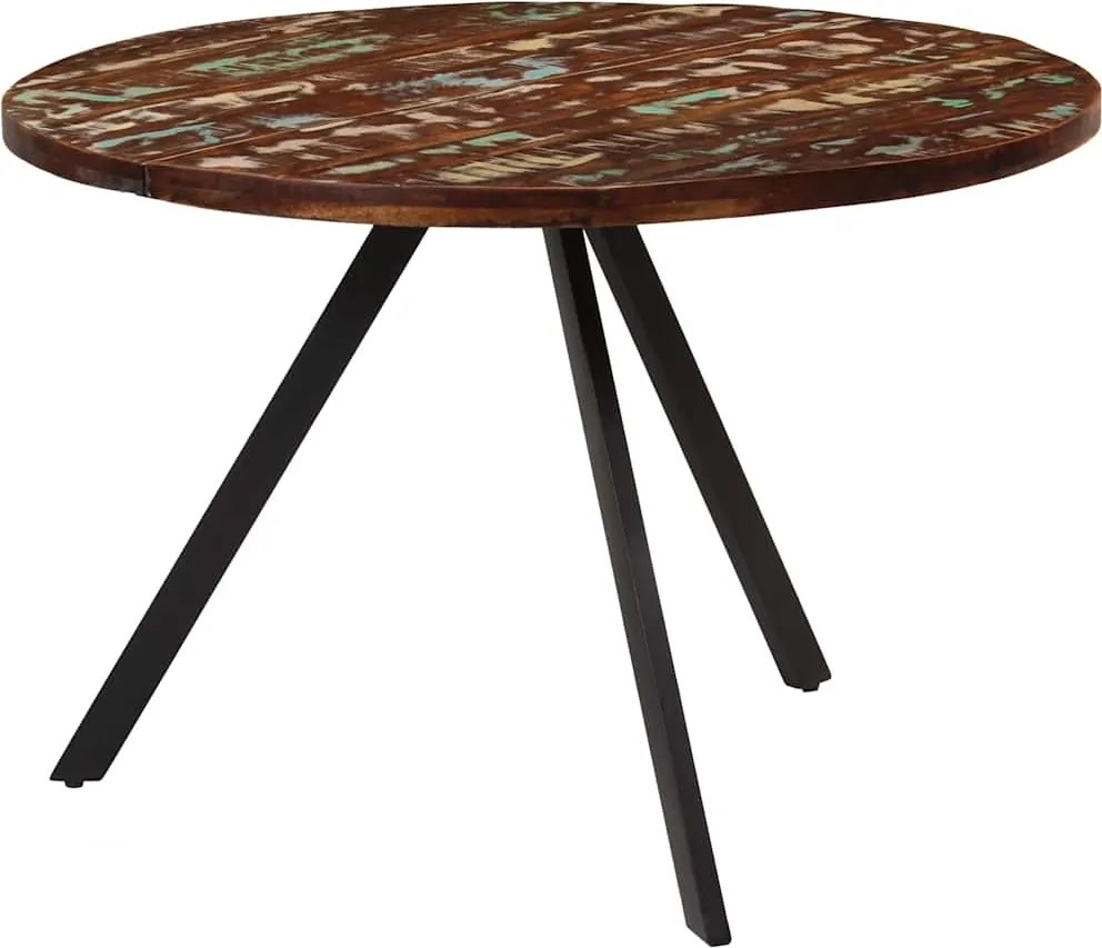 Jídelní stůl 110 x 75 cm masivní recyklované dřevo 338477