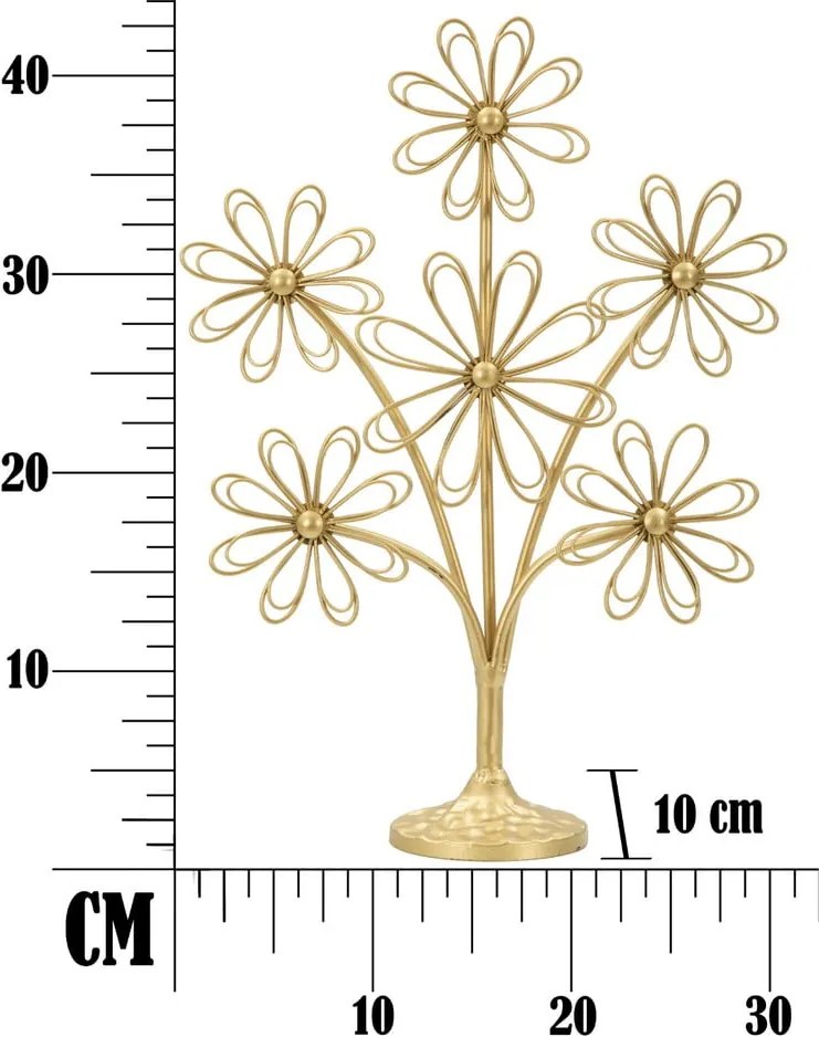 Dekorativní soška ze železa ve zlaté barvě Mauro Ferretti Biglettini