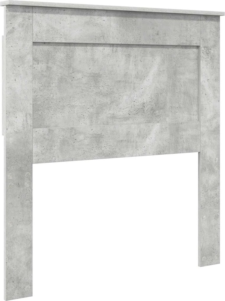 Rám postele Betonově šedá 75 x 190 cm Masivní borové dřevo 3410147