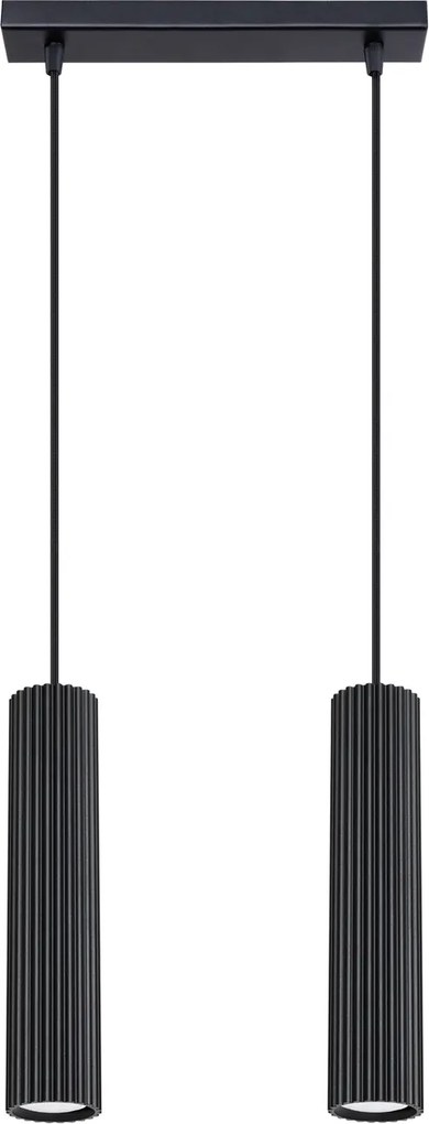 Sollux Lighting Závěsné svítidlo KARBON 2 černé