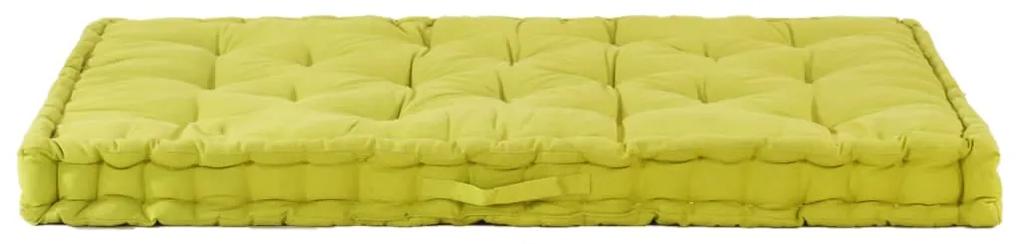 Poduška na nábytek z palet bavlna 120 x 80 x 10 cm zelená - Default Title
