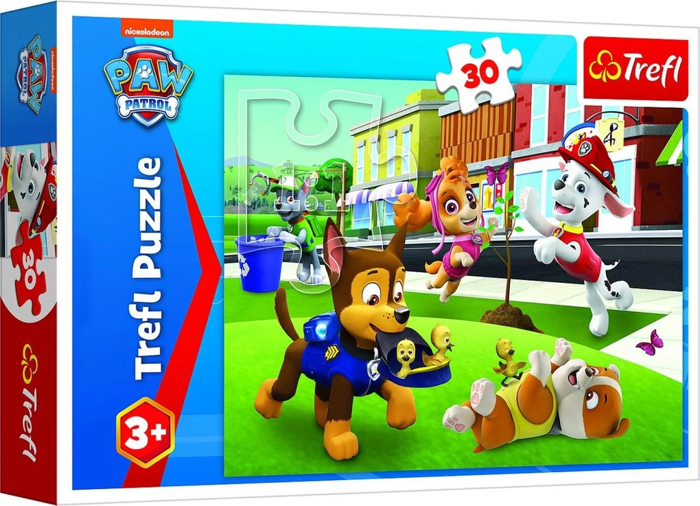 Trefl Puzzle Tlapková patrola/Paw patrol 27x20cm 30 dílků v krabičce 21x14x4cm