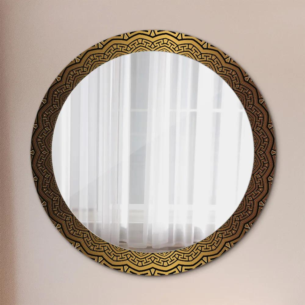 Kulaté dekorativní zrcadlo Řecký ozdoba fi 80 cm