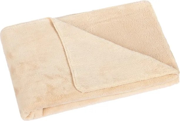 Bellatex Přikrývka Korall micro 75x100 cm Béžová