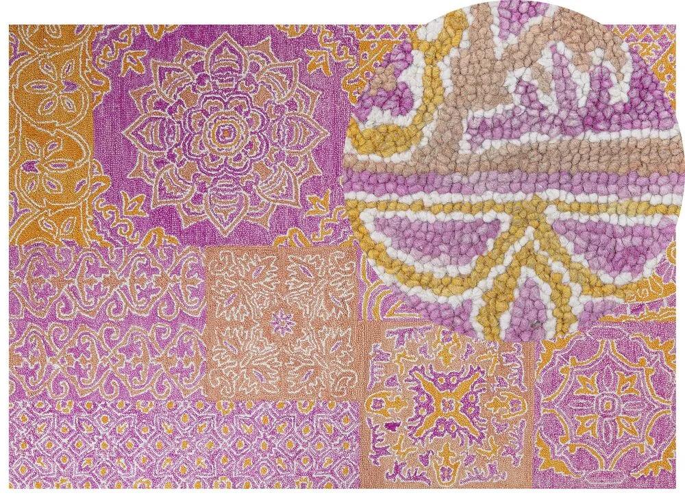 Vlněný koberec 160 x 230 cm vícebarevný AVANOS Beliani