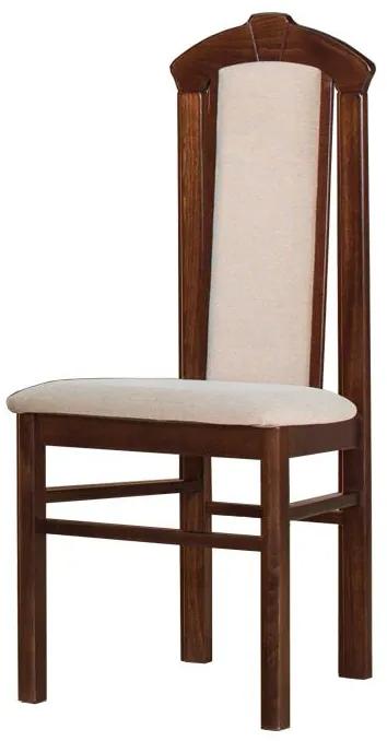 Židle K70 (ořech / velur béžová)