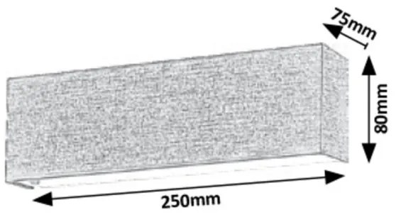 Rabalux 5685 - LED Nástěnné svítidlo MORPHEUS LED/6W/230V šedá/bílá