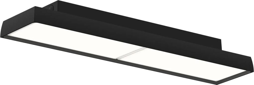 Stropní světlo Slim Box Surface LED 3000K s opálovým difuzorem ovládání osvětlení Dali černé