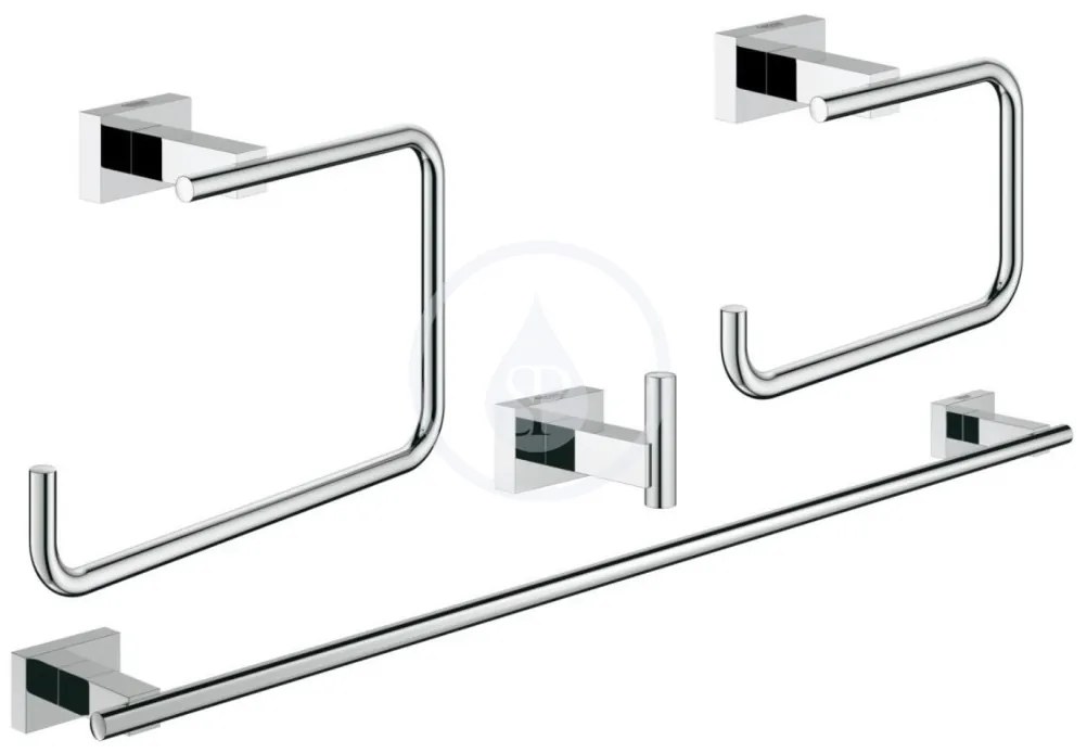 GROHE - Essentials Cube Sada doplňků, chrom 40778001