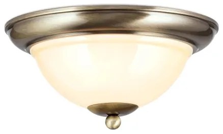 Orion DL 7-675/27-Stropní svítidlo AUSTRIAN OLD LAMP 2xE27/60W/230V bronz/béžová