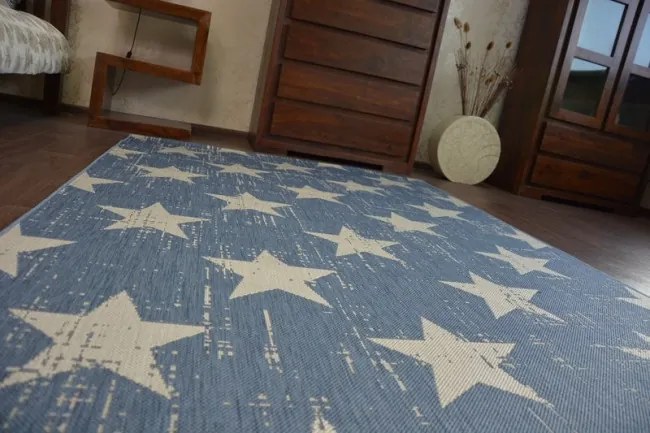 Koberec Floorlux sizal flat 48648/591 hvězdy