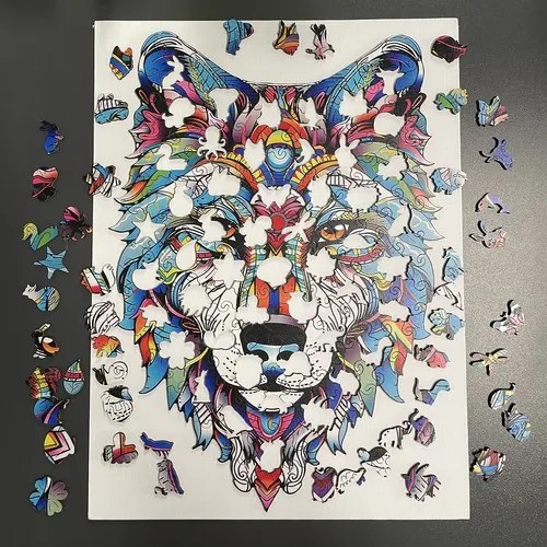 Dřevěné puzzle - Kruzzel puzzle 24552
