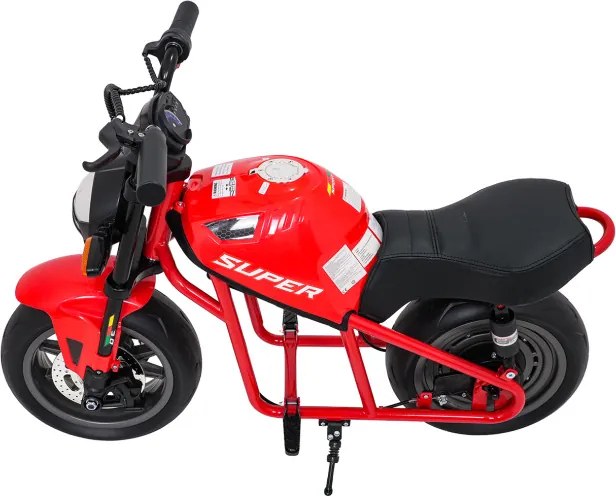 Elektrická motorka SUPERMOTO červená