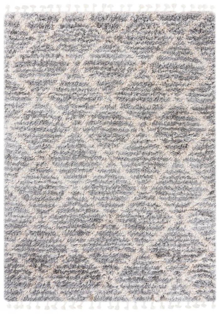 Kusový koberec shaggy Atika světle šedý, Velikosti 160x229cm