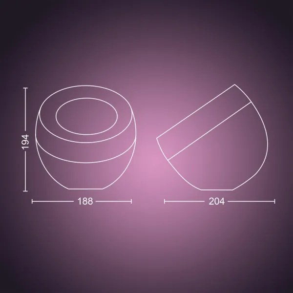 Philips - LED RGB Stmívatelná stolní lampa Hue IRIS LED/8,2W/230V měděná